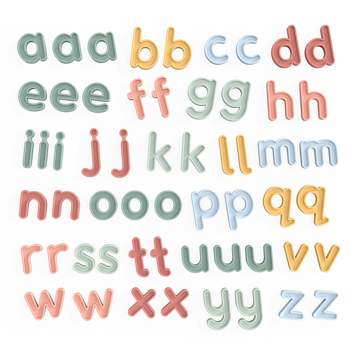 57 Lowercase Letter Set for Spelling – Inspire My Play